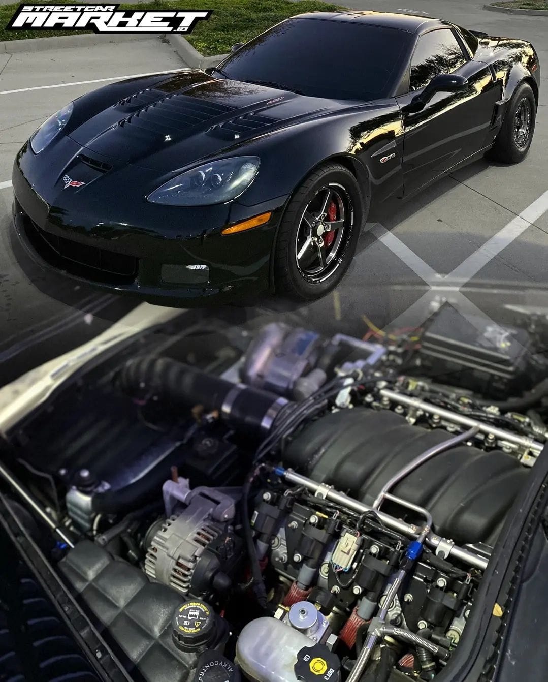 953whp ProCharged 2008 Chevrolet Corvette Z06 3LZ For Sale