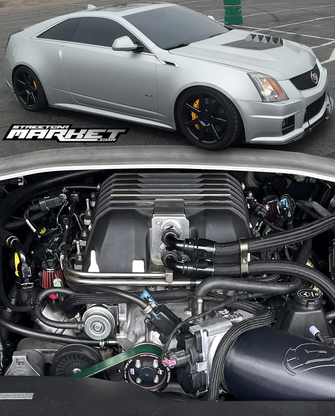 887whp 2013 Cadillac CTS-V Silver Frost Edition For Sale