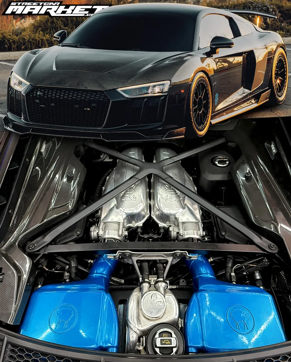 2000+whp Sheepey Race Twin Turbo 2017 Audi R8 For Sale